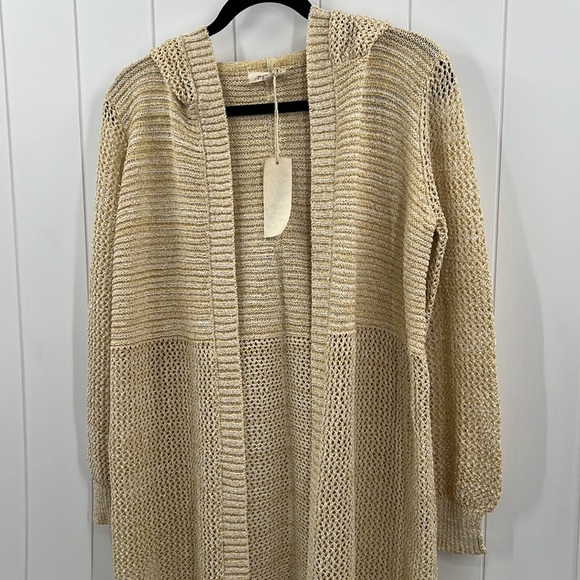 Mystree | Sweaters | Mystree Maxi Sweater Cardigan Knit Light Yellow ...